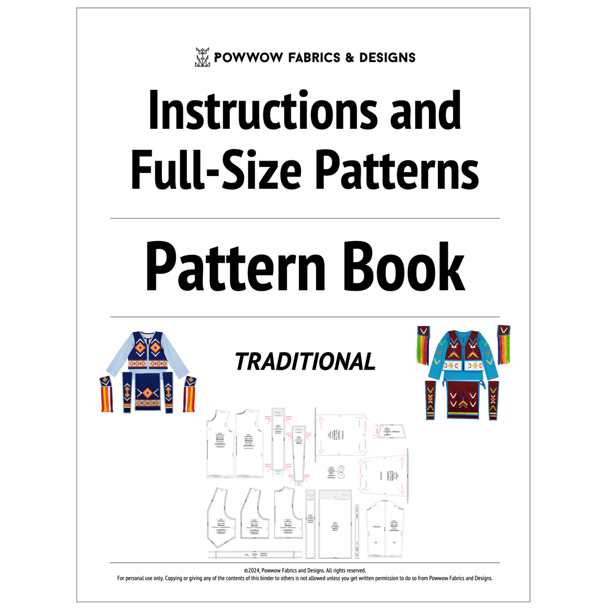 Boys Traditional Outfit Pattern Book – Powwow Fabrics and Designs