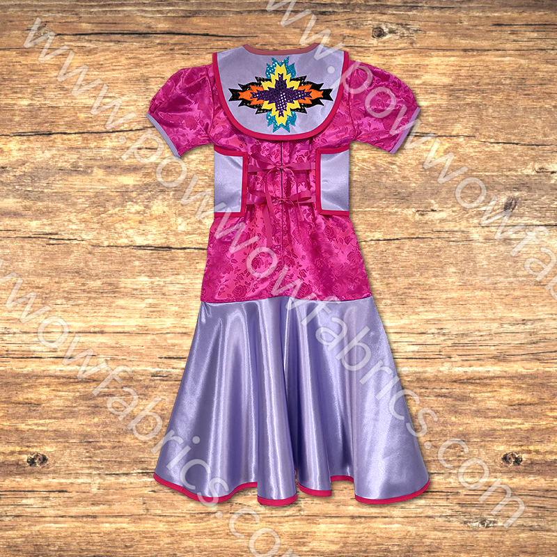 Girls 8-10 Fancy Shawl Outfit – Powwow Fabrics and Designs