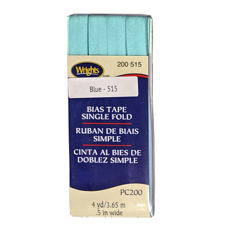 Blue - Bias Tape Single Fold – Powwow Fabrics and Designs