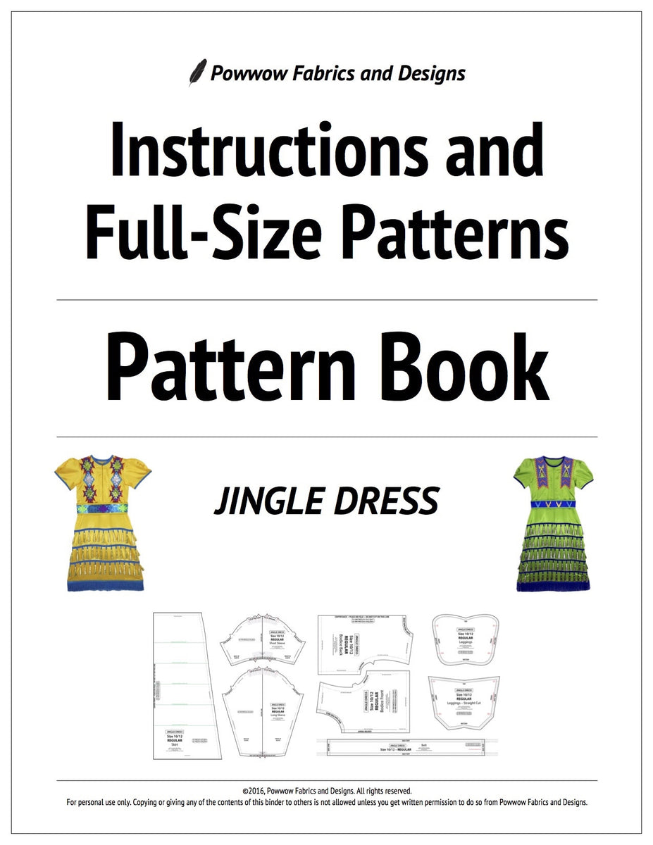 Girls Jingle Dress Outfit Pattern Book – Powwow Fabrics and Designs