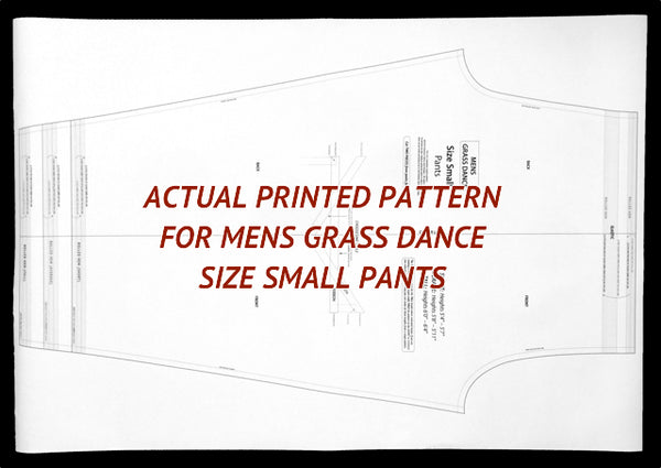 Mens Grass Dance Outfit Pattern Book – Powwow Fabrics and Designs